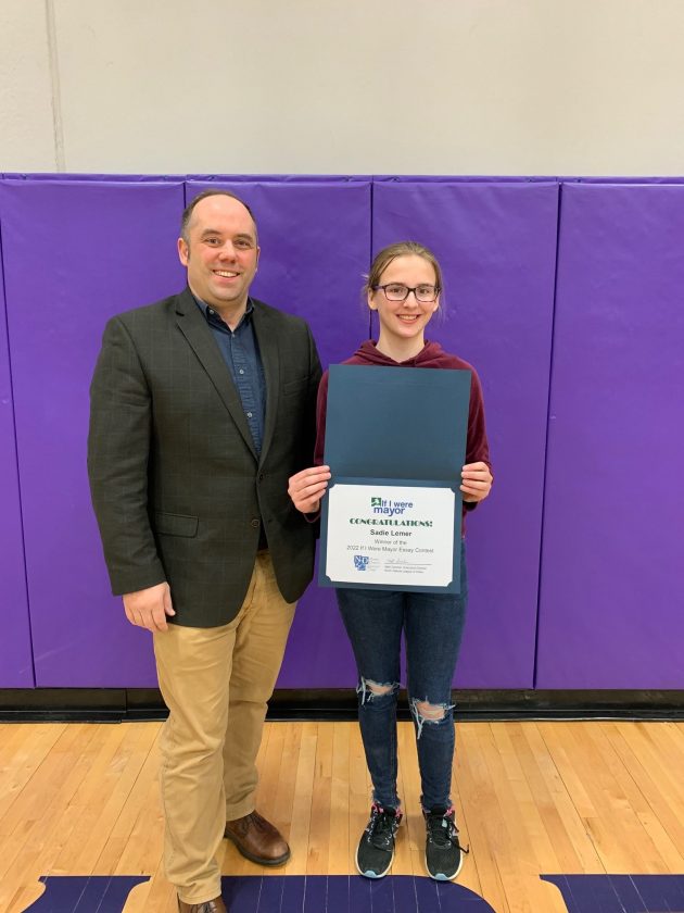 Berthold student wins essay contest | News, Sports, Jobs - Minot Daily News